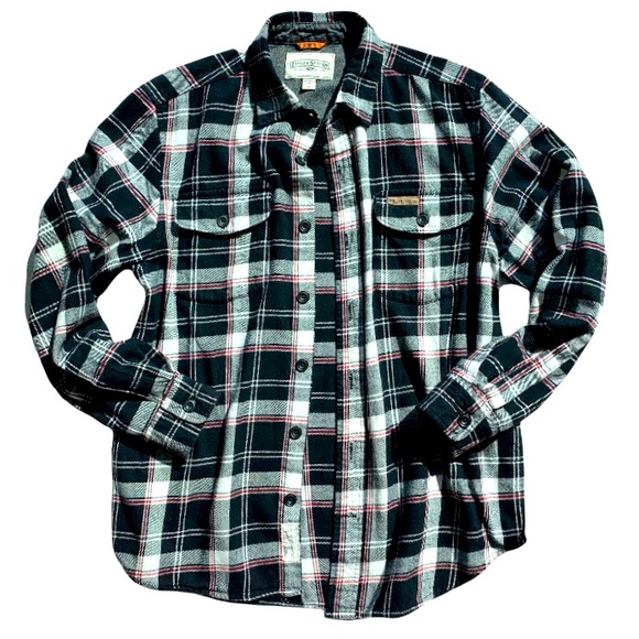 Field & Stream | Shirts | Field Stream Black Flannel Normcore Button ...